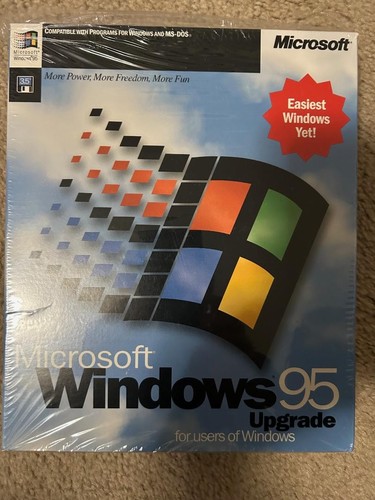 Microsoft Windows 95 Upgrade with 3.5" Diskettes | eBay