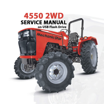 Mahindra 4540 4550 2WD Tractor Service Manual LATEST (6 Manuals on USB ...