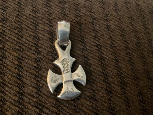 BILL WALL LEATHER GABOR NAGY COLLABORATION ZIPPER PULL PENDANT .925 ...