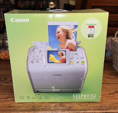 CANON SELPHY ES2 Compact Personal Photo Printer Digital 4x6 OPEN BOX | eBay