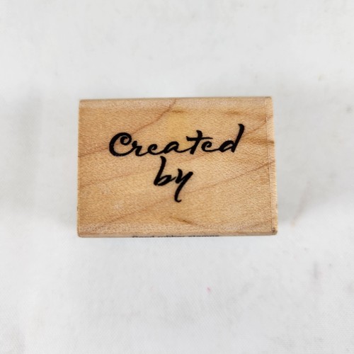 Created by Cursive Writing Wooden Rubber Stamp Paper Crafts ...