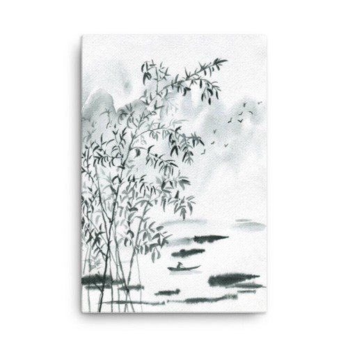 Traditional Japanese Painting Wall Art Large Framed Canvas Home Decor ...