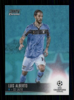 2020-21 Topps Stadium Club Chrome UEFA #82 ~ LUIS ALBERTO ~ Aqua ...