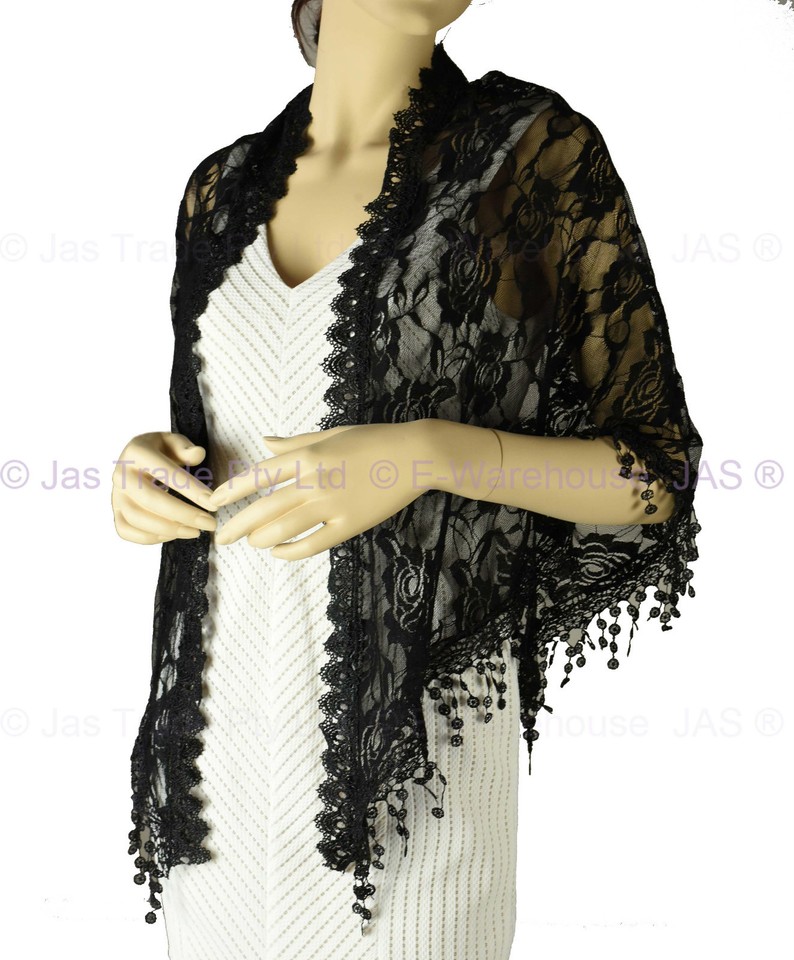 Triangle Lace Scarf Catholic Latin Mass Shawl Chapel Veil Mantilla ...