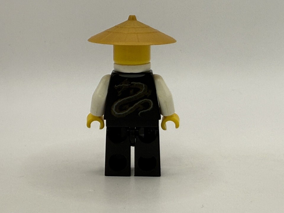 LEGO Ninjago Sensei Wu Black Robe Minifigure 2507 2521 2255 njo026 w ...