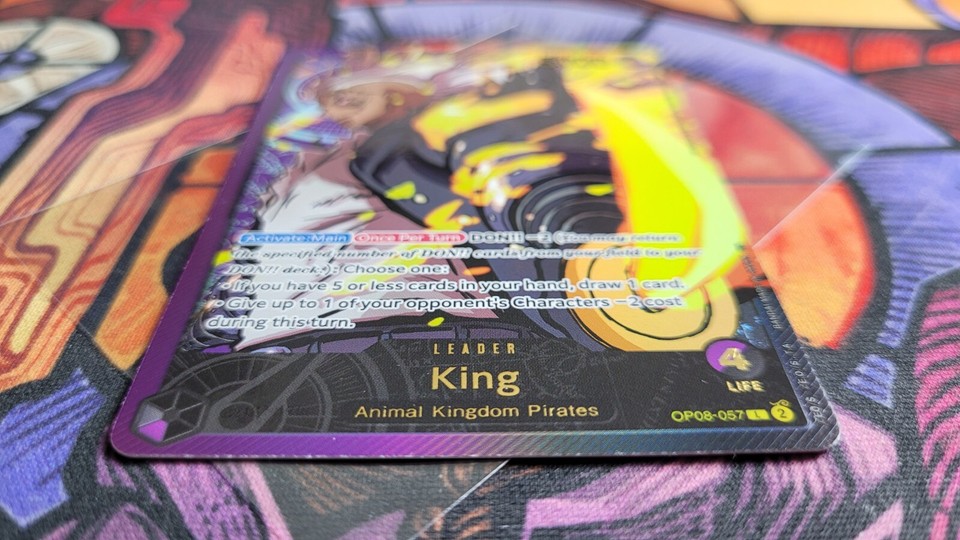 King OP08-057 SPR Leader EB02 25th Collection One Piece Card English | eBay