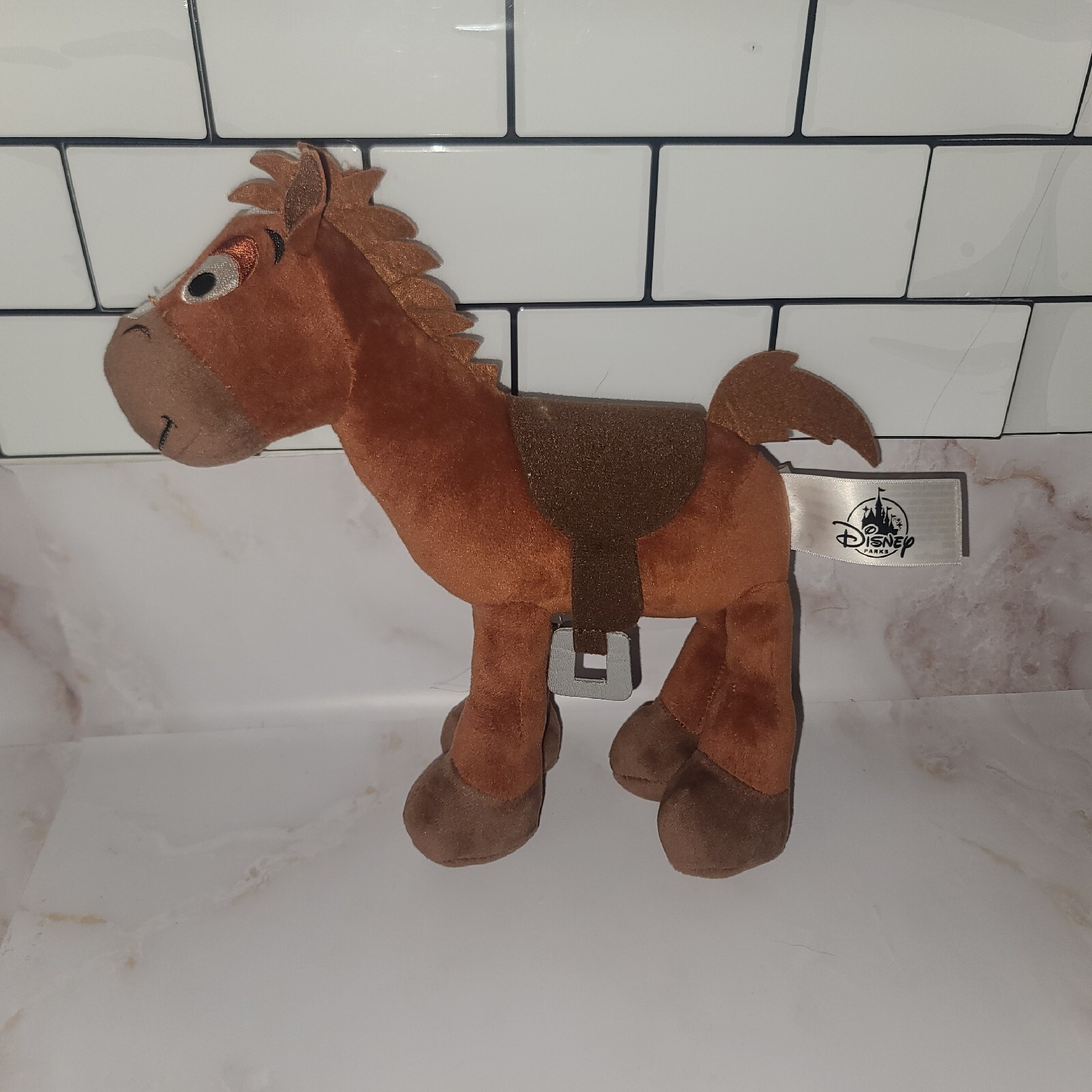Disney Parks Bullseye Reddish Brown Race Horse Toy Story Plush Silver ...
