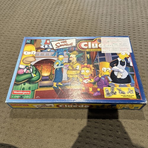The Simpsons Cluedo Board Game - Missing Smithers Piece Has 2 Bart ...