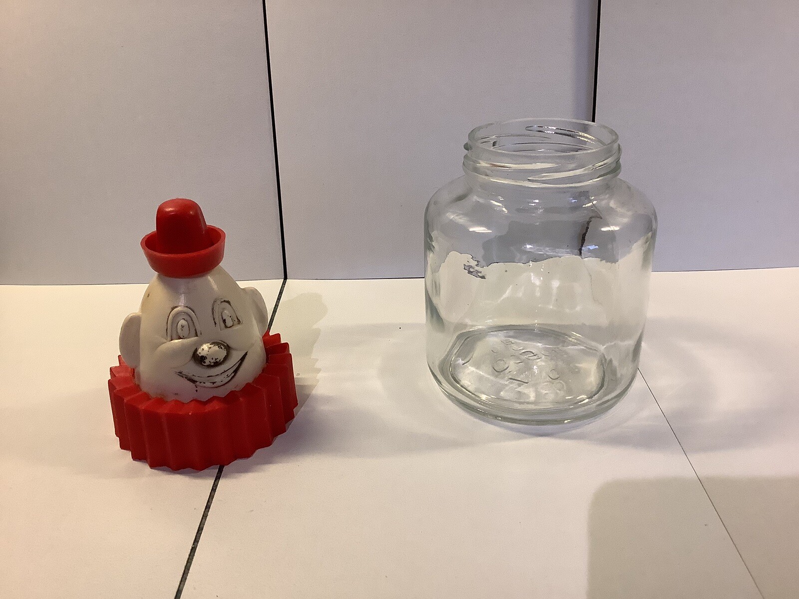 1950’s Bosco The Clown Glass Jar Top | eBay