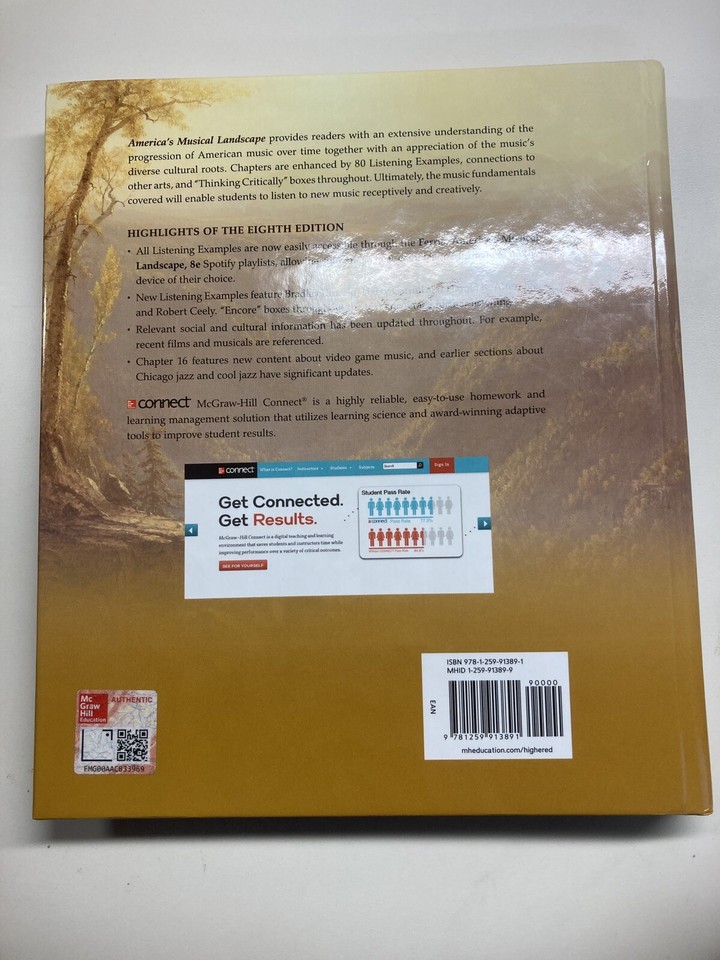 America's Musical Landscape (Jean Ferris, 2019) Eighth/8th Edition | eBay