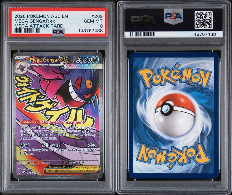 2026 POKEMON ASC EN-ASCENDED HEROES #269 MEGA GENGAR EX MEGA ATTACK ...