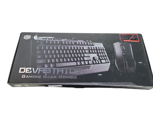 Cooler Master Devastator Gaming Keyboard & Mouse Combo Bundle, Red Back ...