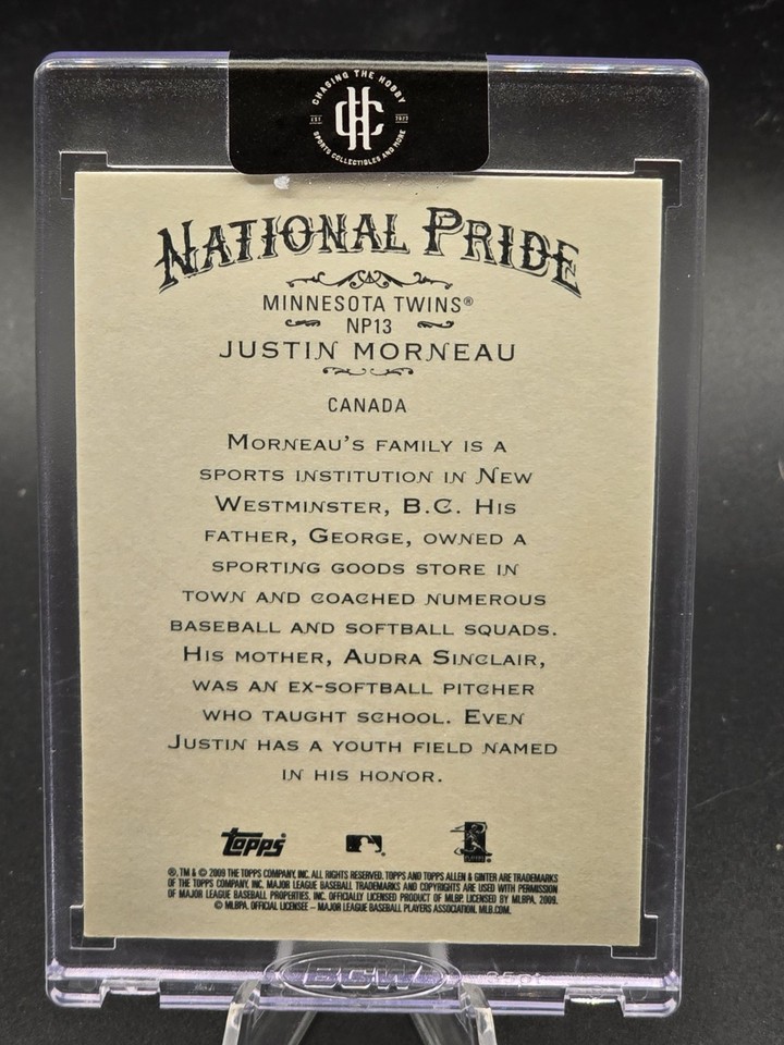 2022 Topps Archives Signature Justin Morneau Auto /17 Allen & Ginter ...