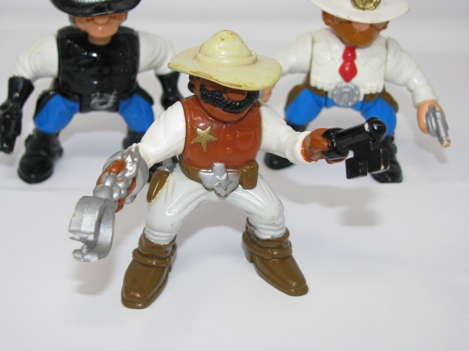 Fisher Price Great Adventures Wild West WESTERN COWBOY SHERIFF BANDIT ...