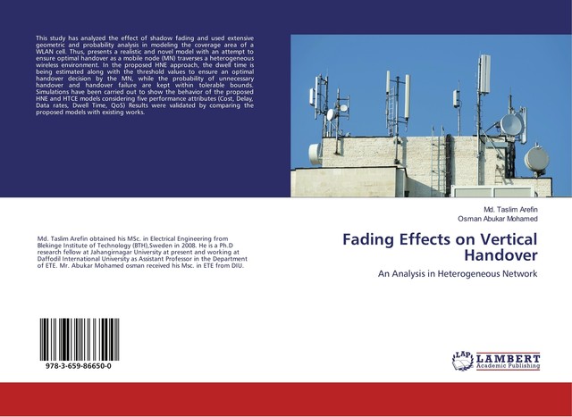 Fading Effects On Vertical Handover von Md. Taslim Arefin (2016, Taschenbuch) for sale online | eBay