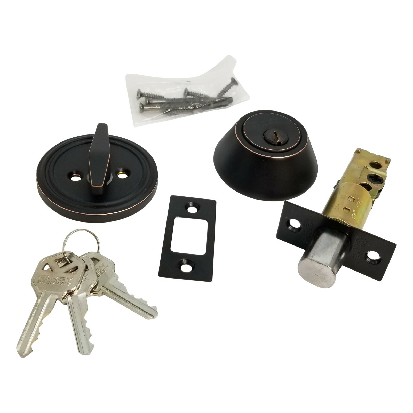 High Quality All Type DeadBolt Lock Entry Keyed Cylinder 3 Key Exterior ...