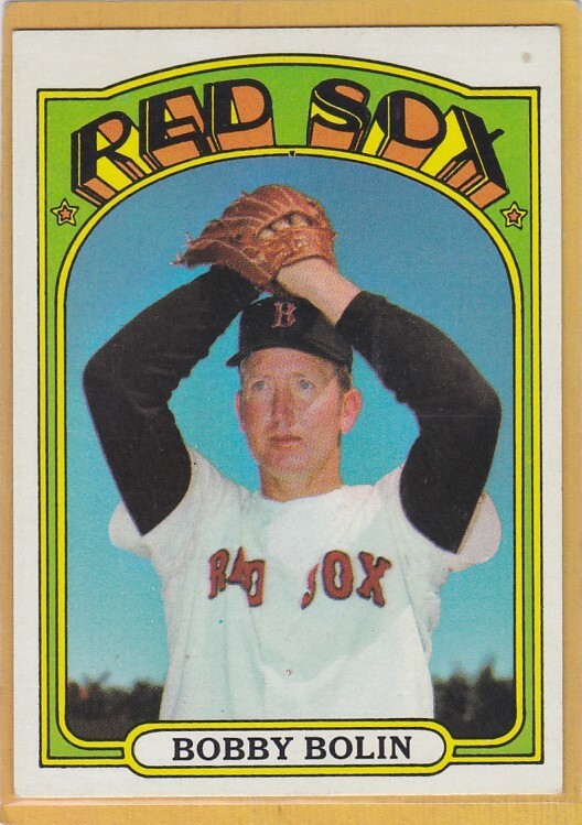 1972 TOPPS BASEBALL BOBBY BOLIN #266 RED SOX EX+ *A4733 | eBay