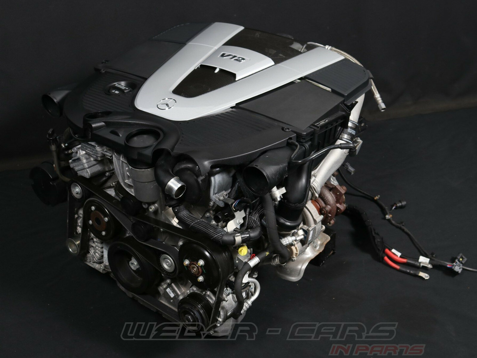 75km Mercedes W222 S 600 Maybach D277980 M 277 E60 M V12 Motor Engine ...