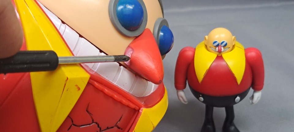 BODY Replacement part GIANT EGGMAN ROBOT BATTLE SET + SMALL FIGURE ...