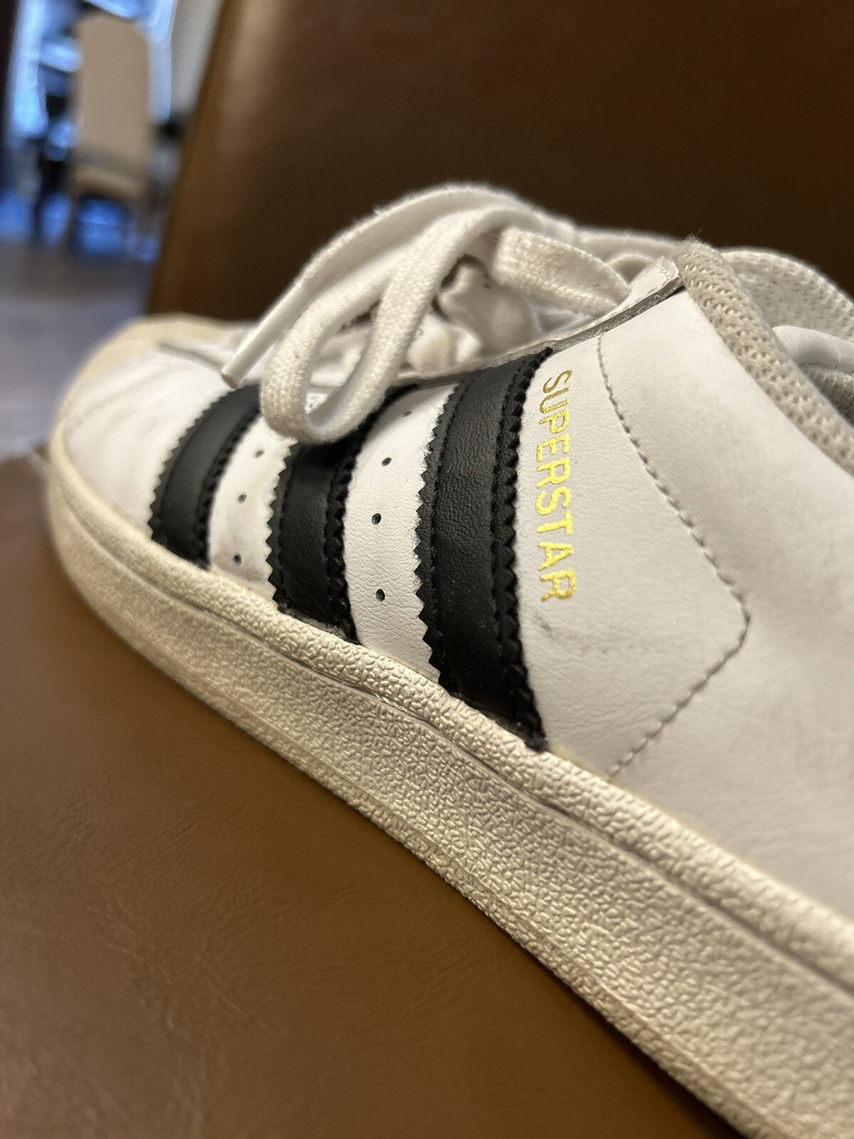 ADIDAS Originals Superstar Sneaker Shell Toe White Bl… - Gem