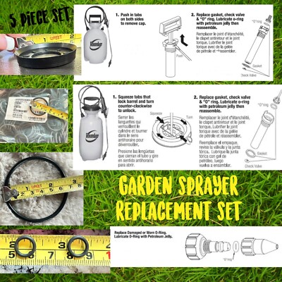 Roundup 182349 Universal Sprayer Parts Repair Kit 5 Pc 3 O-ring ...