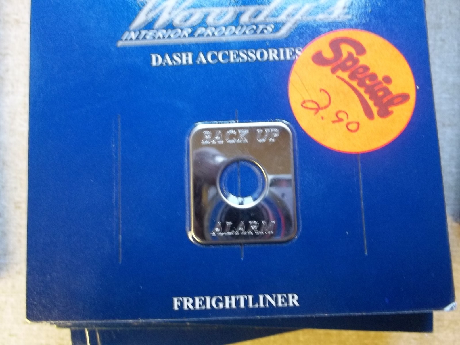 NEW Woodys Freightliner Back Up Alarm Chrome Bezel FS26 *FREE SHIPPING ...
