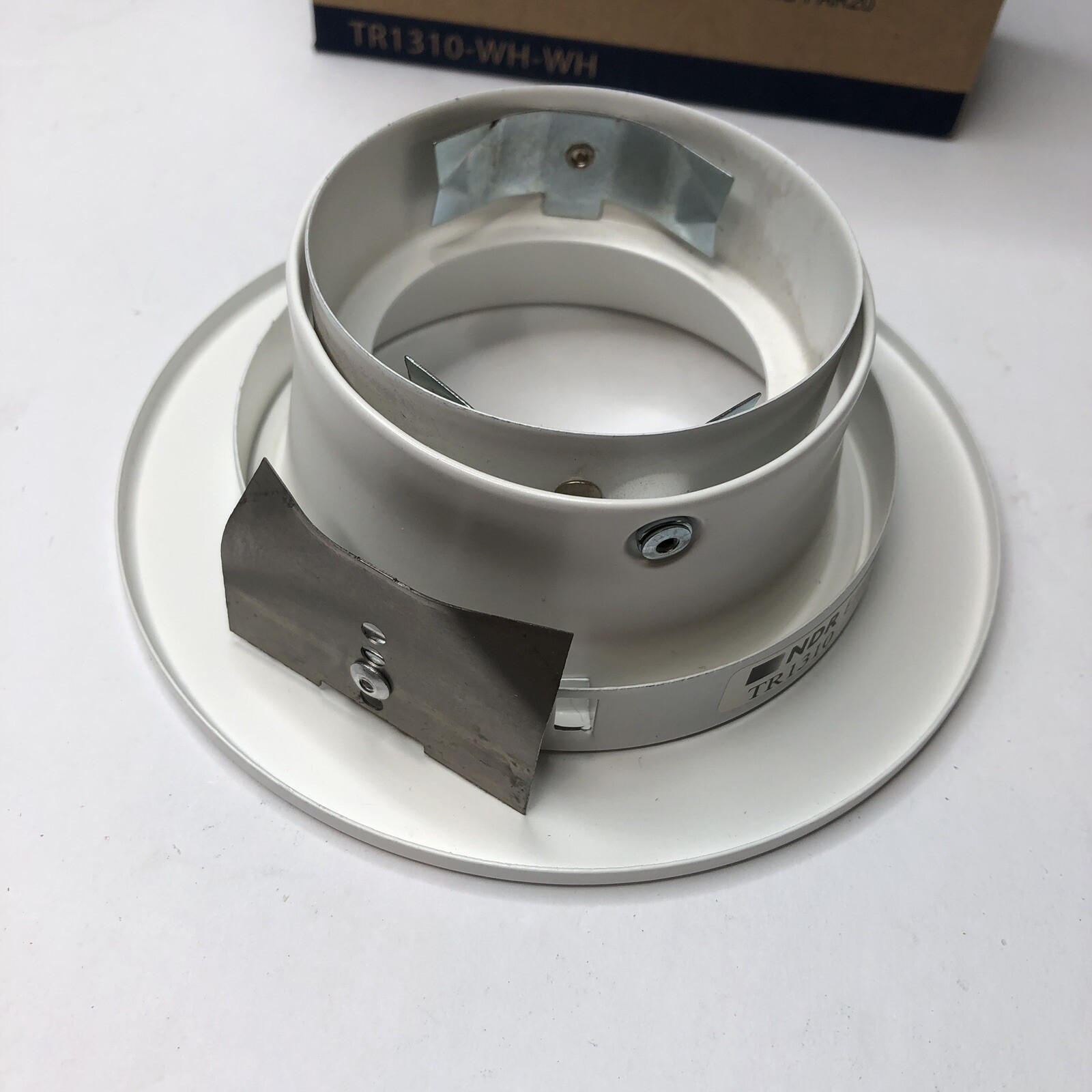 NDR Electric 4.25" Deep Par20 Recessed Gimbal Trim White #tr1310 #hw25 ...