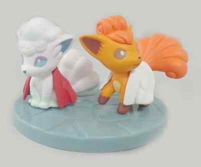Pokemon Center Limited Trading Figure Vulpix & Alola Vulpix Plush Doll ...