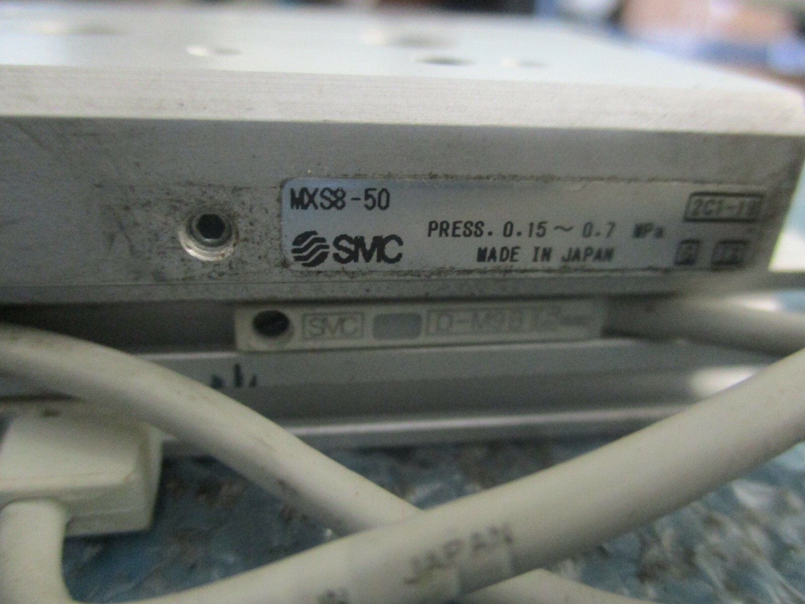 SMC Pneumatics: MXS8-50 Pneumatic Slide / Table with (3) SMC Sensors | eBay