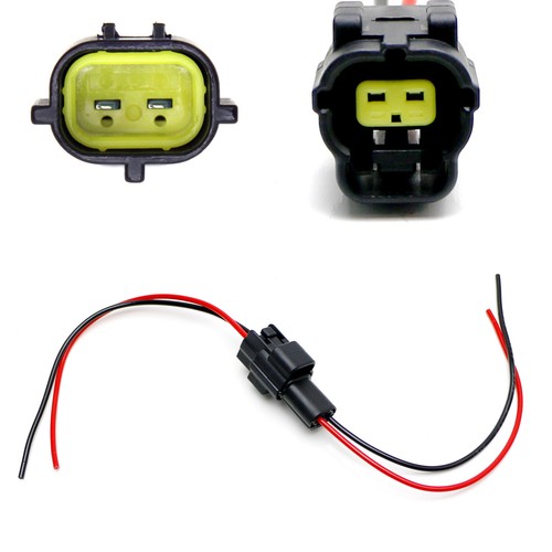 2-Pin ECT/ECTS Engine Coolant Temperature Sensor Connector Plug w/ Lead ...