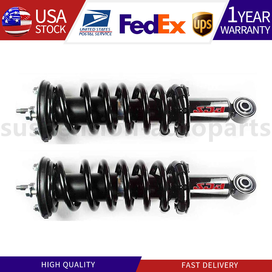 Front Driver Passenger Struts Shocks For 2005-2021 Nissan Frontier 4WD ...