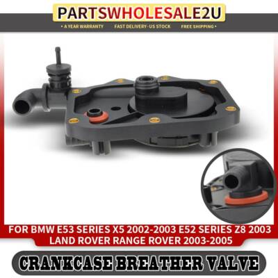 PCV Crankcase Vent Valve for BMW E53 X5 Z8 4.4L 4.6L 2000-2003 Range ...