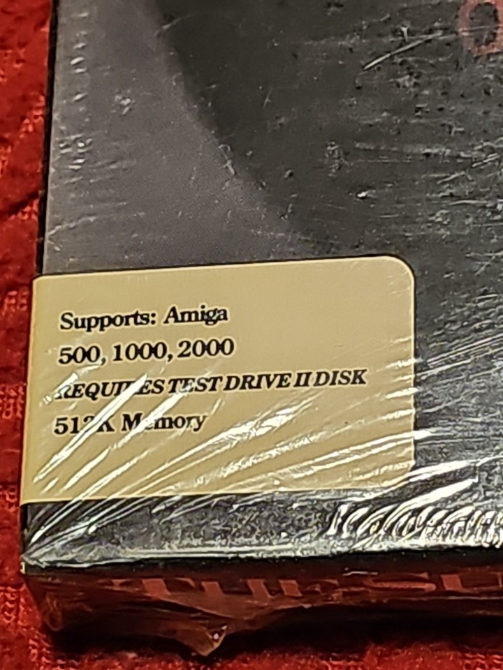 Commodore Amiga Game - Accolade Test Drive II Car Disk The Supercars ...