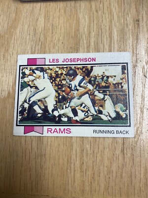 1973 Topps Football Les Josephson Rams Card #41 | eBay