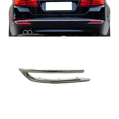 Left Rear Bumper Side Chrome Cover Trim Fit For BMW 5 Series F18 2014 ...
