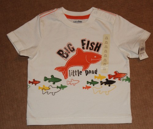18 24 NWT Gap Big Fish Little Pond SHIRT Top Boys | eBay