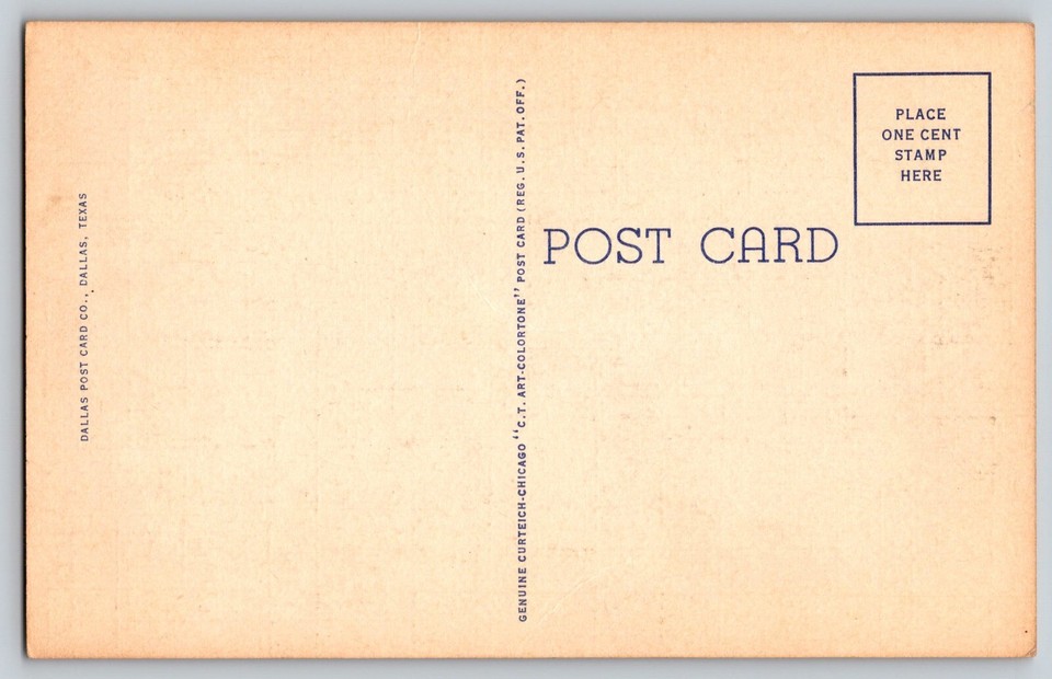 Postcard Santa Fe Building - Dallas Texas | eBay