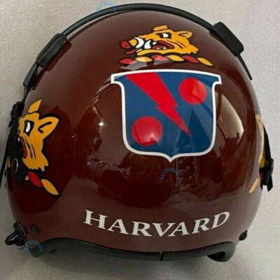 Hgu-55 TOP GUN MAVERICK "HARVARD" Fighter Pilot Helmet + BADGES | eBay