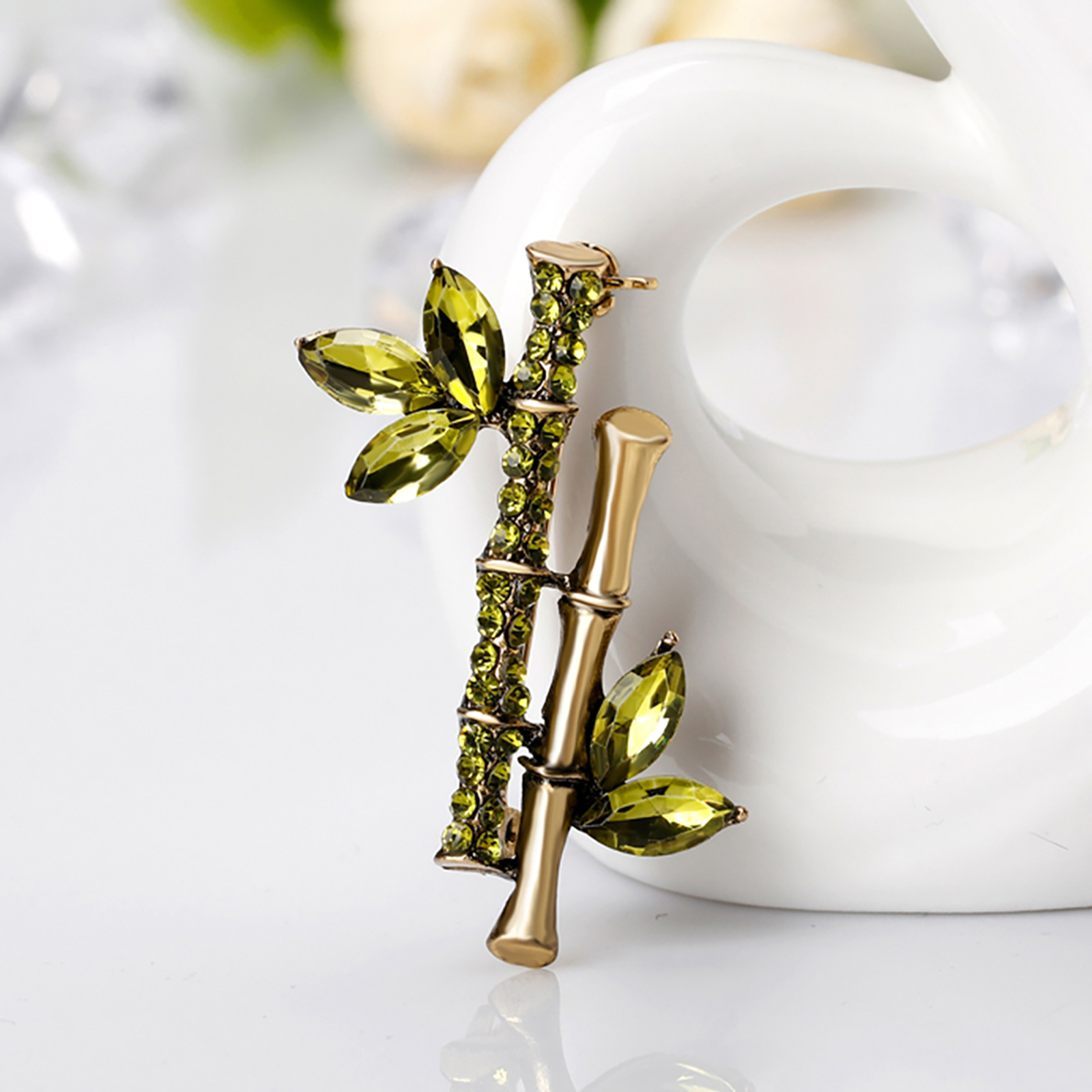 Badge Pretty Exquisite Jewelry Bamboo Pins Brooch Alloy | eBay