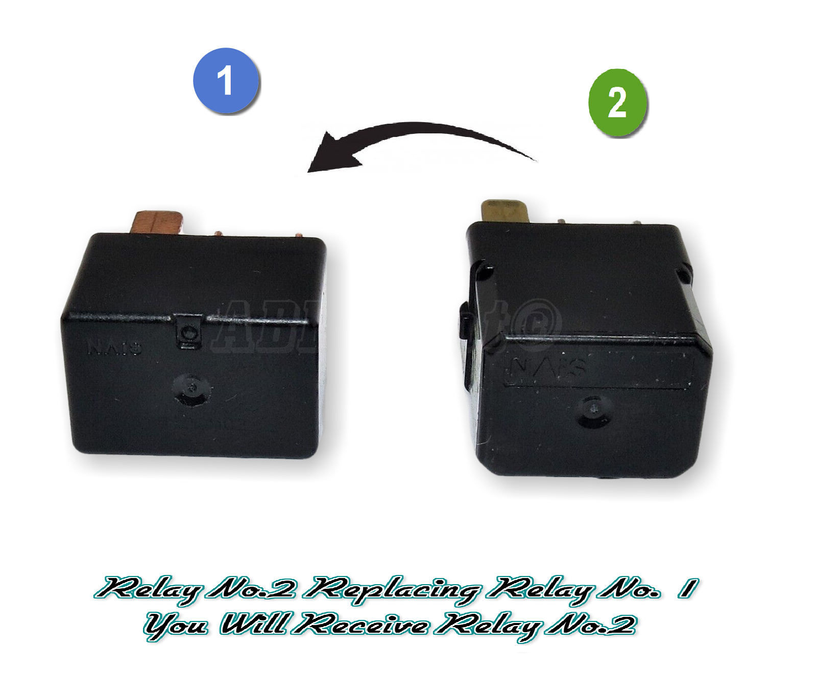 Nissan (03-14) 4-Pin (No. 2) Micro NAiS (Replacement) Relay ACV31012 ...