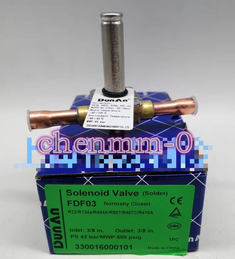 1PCS New DunAn solenoid valve FDF10A-1002 Port 16mm (with coil ...