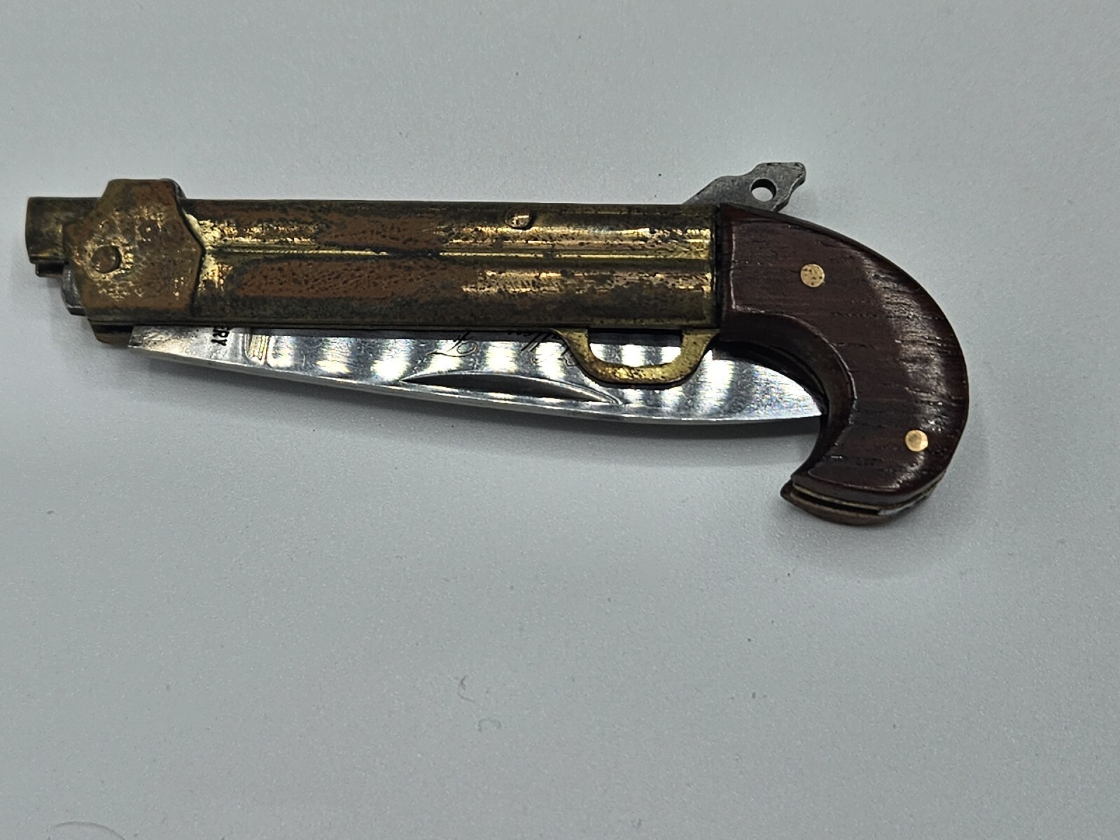 VINTAGE COLLECTABLE Valley Forge Flintlock Pistol Knife Parker Cutlery ...