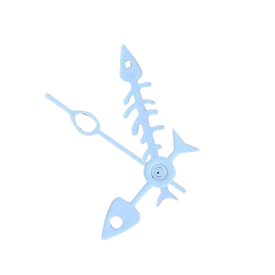 Green Luminous Fish Bone Watch Hands Pointer Needles for NH35/NH36/4R ...