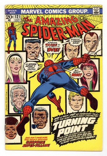 Amazing Spider-Man #121 VG- 3.5 1973 Death of Gwen Stacy | eBay