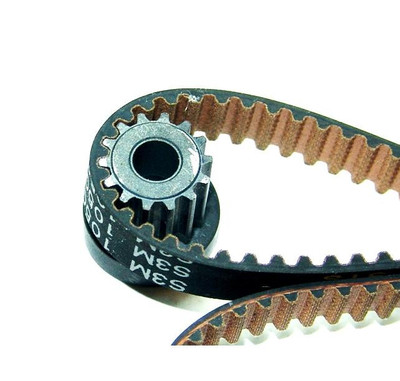 1401mm 55" S3M Timing Belt With 5mm Motor Pulley Linear Motion 3D ...