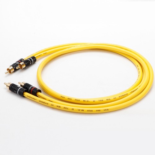 RCA Cable Silver-Plated OCC Copper HiFi Audio Signal Cable with RCA ...