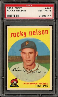 1959 Topps Baseball #446 Rocky Nelson PSA 8 | eBay