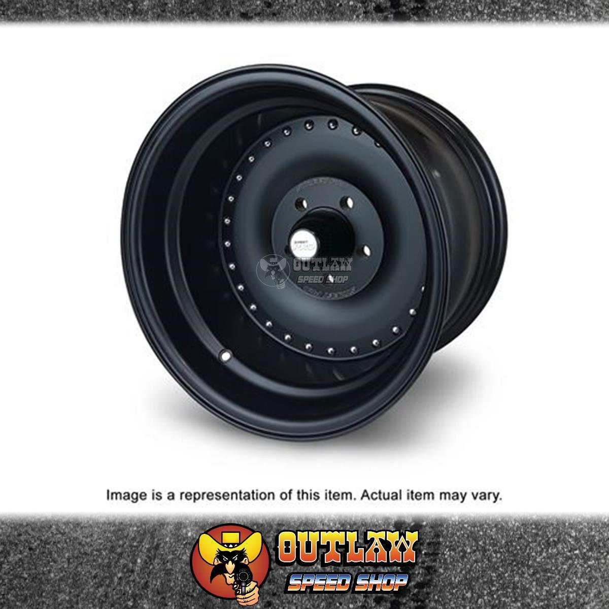 STREET PRO AUTO DRAG WHEEL BLK 15" X 7" X 3.5" B/S FITS CHEV - STP007 ...