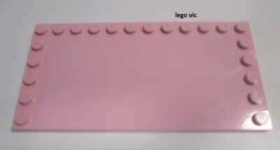Lego 6178 Plate 6x12 Plaque Belville Pink Rose du 5875 5876 5890 5850 ...