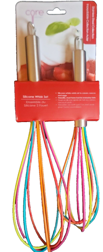 Rainbow Silicone Whisk Set by Core Home (T83DG) | eBay
